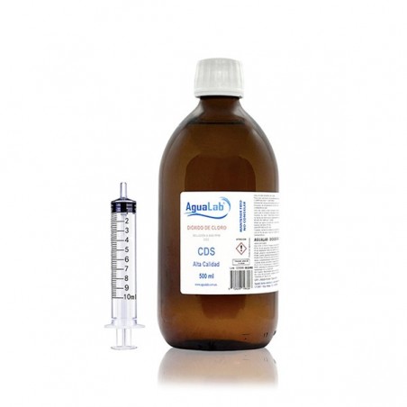 Chlorine Dioxide 500ml Glass Bottle